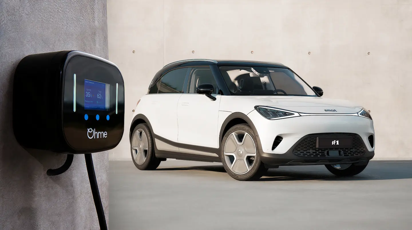 Smart and Ohme agree EV charging partnership - Business Car